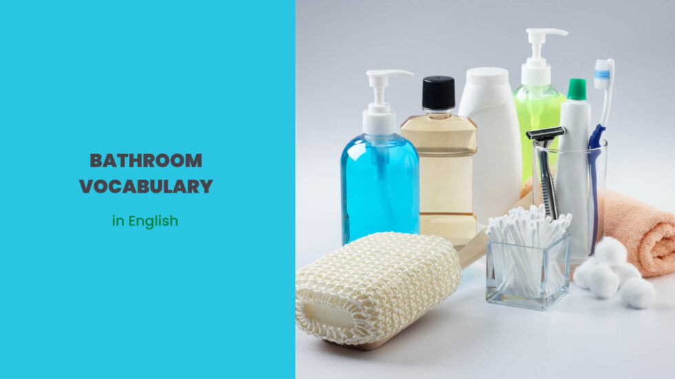 Bathroom Vocabulary: Important & Useful list of Words in English